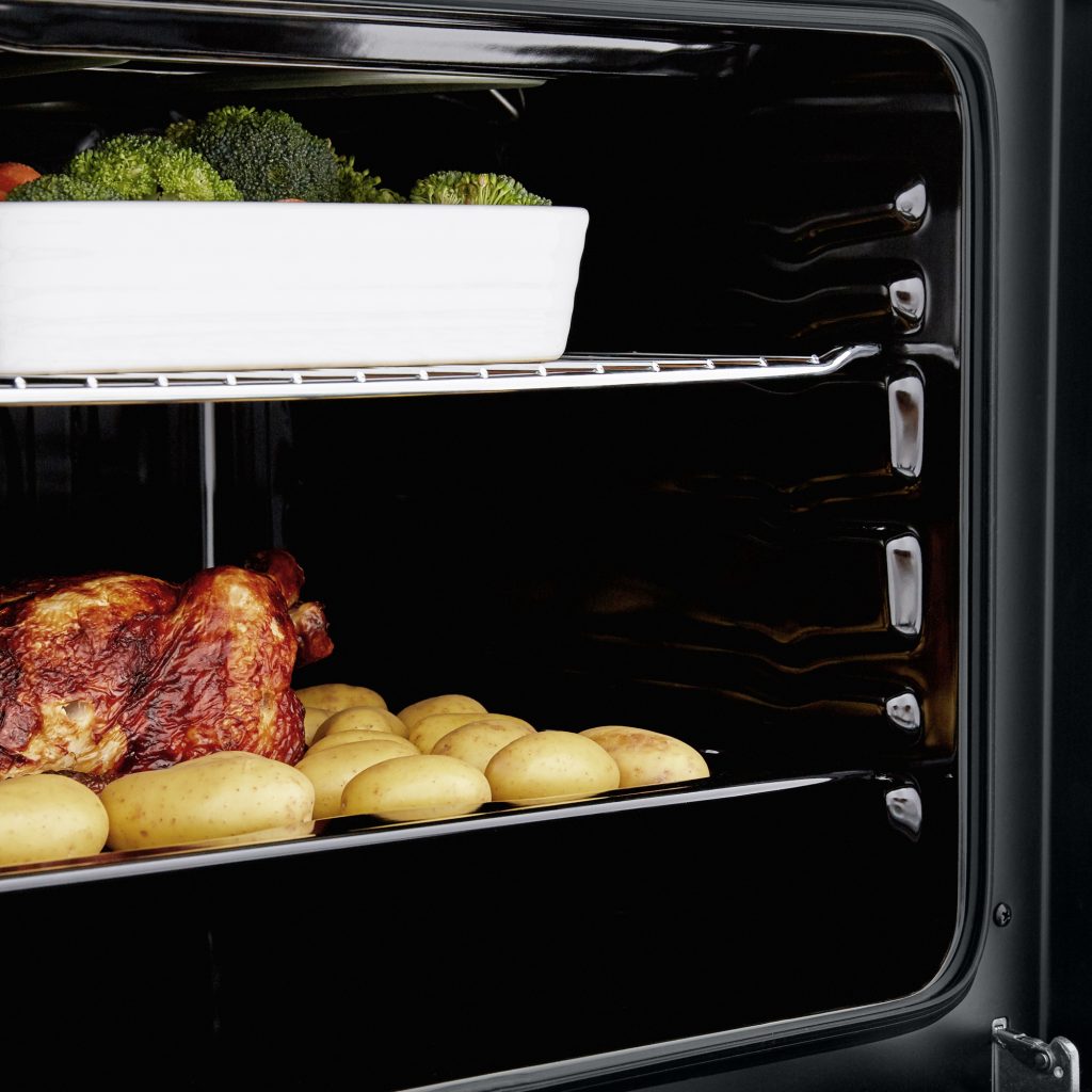 60cm Built In Electric Fan Oven Stainless Steel Cookology