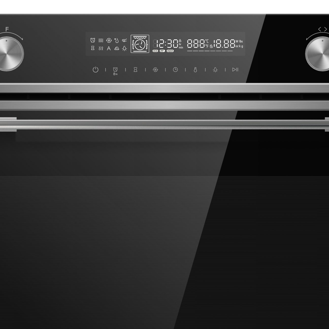 TOF650SS 72L Multi Function Oven - Black | Cookology